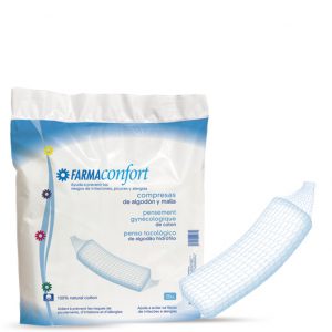 Compresas de algodón para después del parto - Farmaconfort